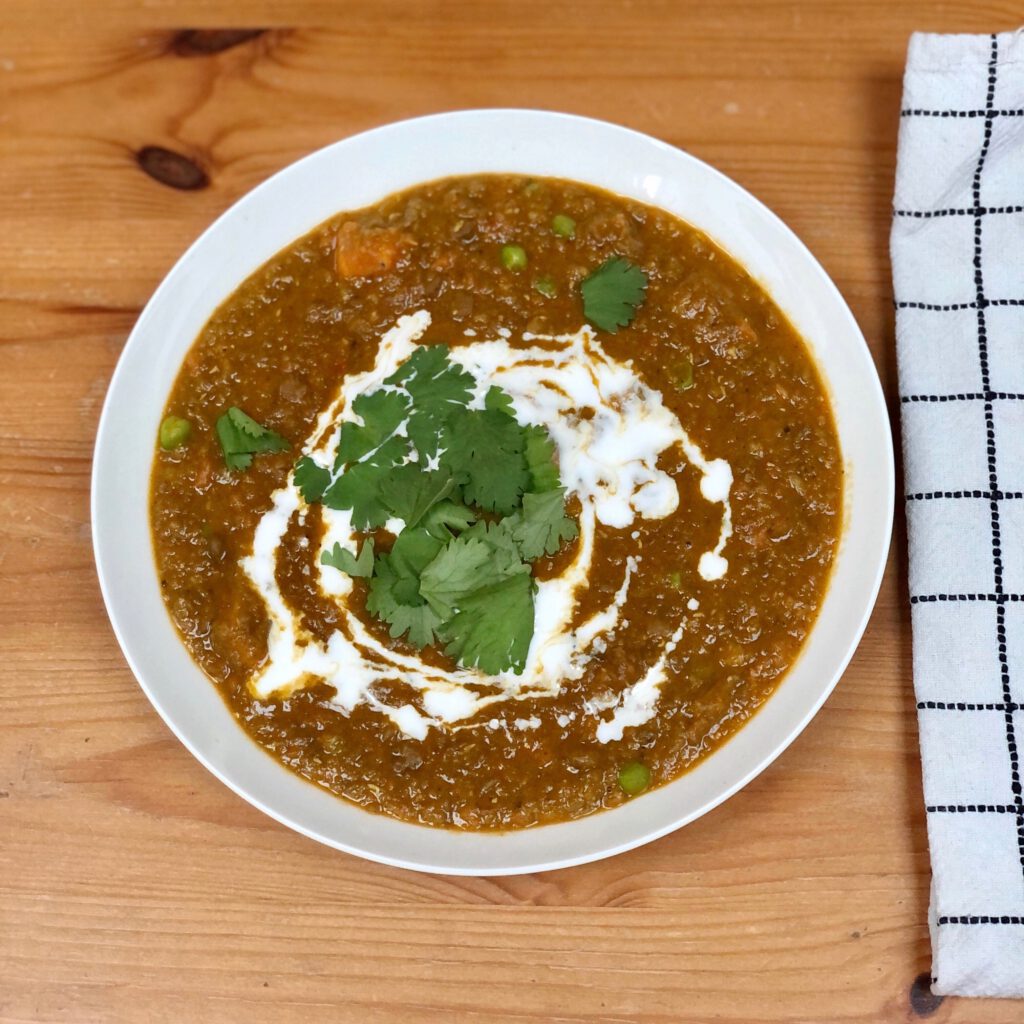 Groene linzensoep met kokosmelk - The Vegan Effect