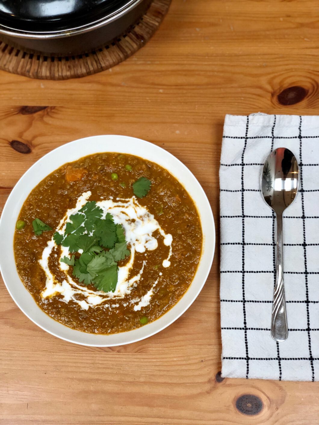 Groene linzensoep met kokosmelk - The Vegan Effect